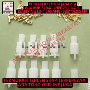 Jual Socket Kabel 2 Pin Kecil Male Female 10set soket motor mobil ...