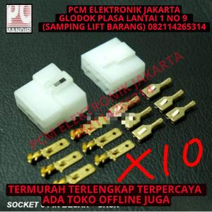 Jual Socket 6 Pin Skun Besar Isi 10 Pasang - Connector Kabel Motor ...