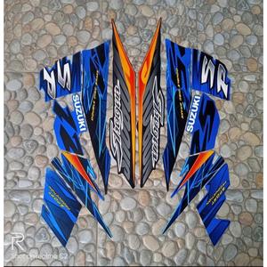 Jual STIKER STRIPING SUZUKI SHOGUN SP 125 2007 WARNA BIRU STANDAR ...