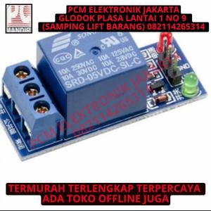 Jual modul relay 1 channel low level trigger arduino optocoupler module ...