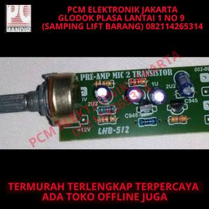 Jual kit modul module penguat mic to amplifier preamp pre amp mic 2tr ...