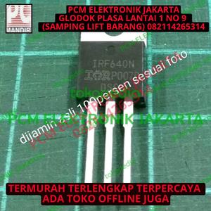 Jual transistor tr mosfet mos n fet irf640 irf 640n irf640n 640 n asli bos - Jakarta Barat - PCM ...