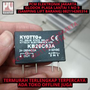 Jual ssr solid state relay kyotto kb20c03a 3-32vdc/3v/5v/12v/24v/48v 3a ...