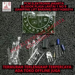 Jual running led diy pcb plus komponen 1set komplit buat praktek smp ...