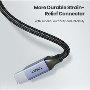 Jual Ugreen Nylon Braided Kabel USB A to USB B For Printer Scanner etc ...