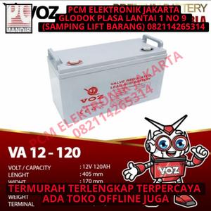 Jual Aki accu Battery Baterai VOZ 120 Ah 12V 12 volt 120 ampere deep ...