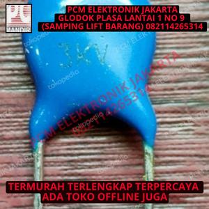 Jual kapasitor capacitor keramik biru 120pf 121 121pf 2kv 2 kv 2000v ...