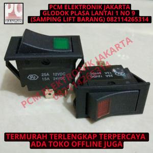 Jual saklar switch rocker dc otomotif on off ada lampu 12v 12volt 12 v ...