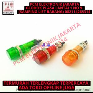 Jual pilot lamp lampu indikator panel 24volt 24v 24 volt dc plastik ...