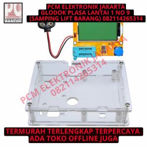 Jual esr lcr tester + casing box acrylic digital transistor capasitor ...