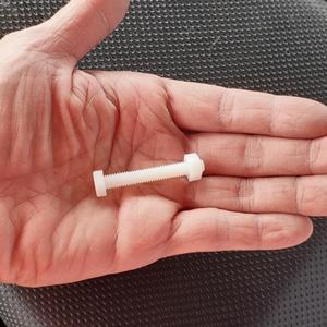 Jual Baut plastik M6 x 40mm baut nilon mur nylon anti karat - Kota ...