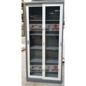 Jual [Dijual] Lemari Arsip Filing Cabinet Besi Pintu Sliding Kaca ...