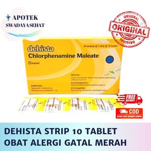 Jual DEHISTA STRIP 10 TABLET - Obat Alergi Gatal Kemerahan Pilek ...