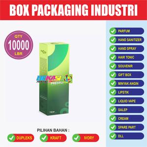 Jual 4x4x12.5 cm 10K Box Packaging Lampu Botol Spray Dus Parfum Perfume ...