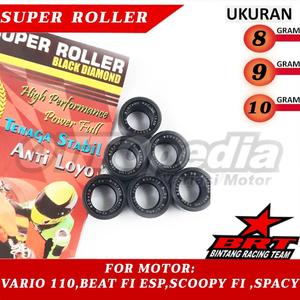 Jual BRT Super Roller Roler Motor Vario CW 110 Beat Fi / Scoopy FI ESP ...