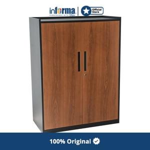 Jual INFORMA - LEMARI ARSIP - ISLEY MEDIUM CABINET WALNUT BLACK ...