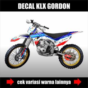 Jual STIKER DECAL FULLBODY KLX GORDON 150 MANDALIKA - Merah, All - Kab ...