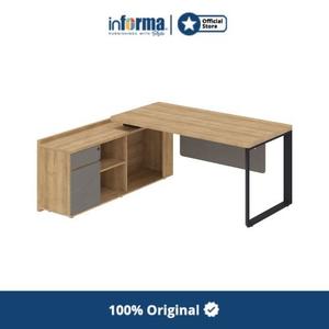 Jual INFORMA MAINE MEJA KANTOR MANAJER SISI KIRI - COKELAT - Jakarta ...