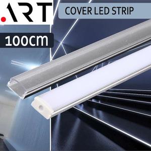 Jual Kap Housing Aluminium LED Strip Rigid Bar Cover Lampu LED 100 CM ...