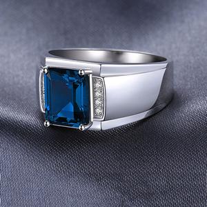 Jual Cincin 925 Sier Batu Ruby Emerald Ali Ukuran 7-14 Untuk Pria Dan ...