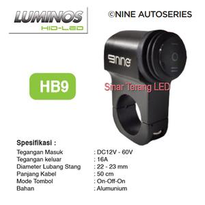 Jual Lx-Trix HB-9 Luminos 9Nine HB9 SAKLAR STANG MOTOR 3 FUNGSI ON OFF ON - Mirip HB9 - Kota ...