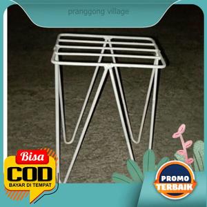 Jual TATAKAN BUNGA RAM KOTAK 20X20 / STANDING POT BUNGA - GOLD EMAS ...