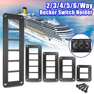 Jual Jane 3 Way 3 Way Aluminum Rocker Switch Panel Housing Holder ...