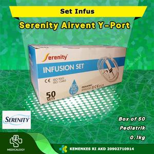 Jual SERENITY Set Infus ( Airvent Y-Port) (Box Of 50) Pediatrik ...