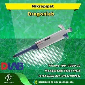 Jual Mikropipet Adjustable Volume 100-1000 uL Dragonlab - Jakarta Timur ...