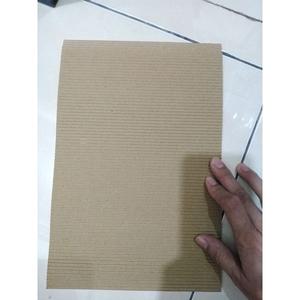 Jual DB500 Karton Gelombang Kertas Flute 1 Sisi 20x30 Cm 10 Lembar ...