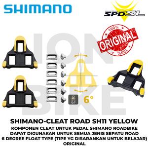Jual Cleat Shimano Roadbike SH11 Yellow Road Bike SH 11 Kuning Original ...