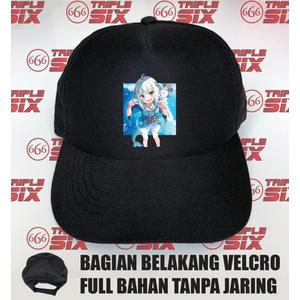 Jual Topi baseball vTuber Hololive Gawr Gura Wave - Jakarta Barat - Triple Six | Tokopedia