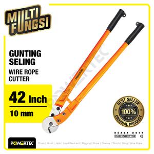 Jual Wire Rope Cutter / Gunting Kawat Seling 42" 10mm POWERTEC ...