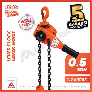 Promo Lever Block / Lever Hoist 0.5 Ton x 1.5 Meter TOYO Cicil 0% 3x ...