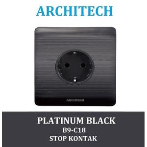 Jual ARCHITECH PLATINUM B9-C18 BLACK Stop Kontak - Colokan Listrik ...