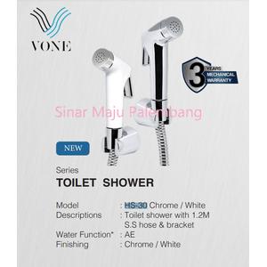 Jual VONE HS-30 Toilet Shower Set Jet Bidet Cebok Kloset Closet Putih ...