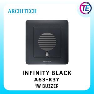 Jual INFINITY A69 SAKLAR ARCHITECH - K37 BLACK / Doorbell 1W Buzzer ...