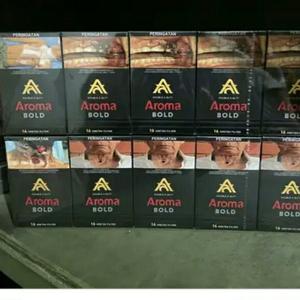 Jual Rokok Aroma Bold Hitam 16 Batang - 1 Bungkus - 1 Slop - 10 Bungkus ...