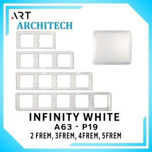 Jual Architech FRAME / BINGKAI Infinity White Stop Kontak / SAKLAR A63-P19 - 2-FRAME - Jakarta ...