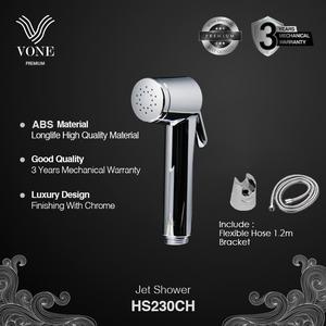 Jual VONE PREMIUM HS-230CH Toilet Shower Chrome Jet Bidet Cebok Kloset ...