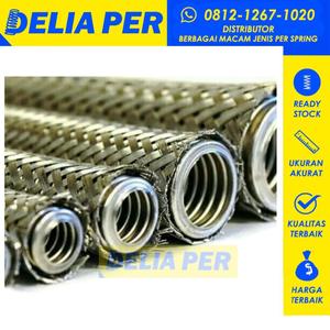 Jual Selang flexible metal hose 2 1/2 inch x 1 meter SS304 - DN 65 ...