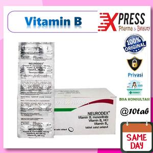 Jual ⚡XPRESS⚡Neurodex STRIP 10 tablet Obat Vitamin B Complex Zs ...