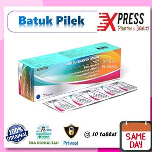 Jual XPRESS Meffu STRIP Expectorant / DMP Obat Batuk Pilek Flu Zs ...