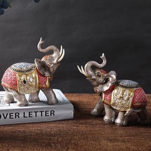 Jual Set Patung Gajah Antik Retro Ornamen Aesthetic Untuk Ruang Tamu ...