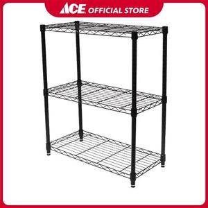 Jual Ace - Krisbow Rak Metal 3 Tingkat Stackable - Hitam - Jakarta ...
