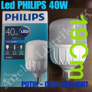Jual Bohlam Bola Lampu LED PHILIPS 40 Watt TFORCE CARE W Watt Putih T FORCE - Jakarta Pusat ...