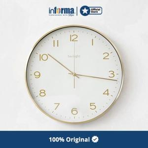 Jual Informa - Jam Dinding - Jam Dinding 40 Cm Aluminium 291b - Putih ...