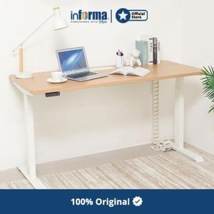 Jual SIEBEN MEJA KANTOR ADJUSTABLE LIFT UP 1407 - COKELAT - Jakarta ...