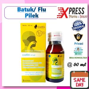 Jual ⚡XPRESS⚡ Colfin SIRUP 60 ml Syrup Obat Batuk Pilek Flu Zs - Colfin ...