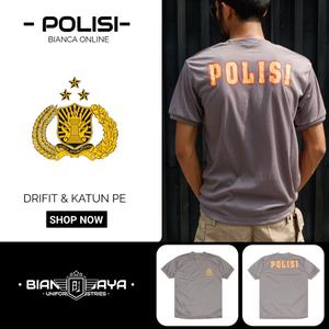 Jual Terbaru Kaos Polisi pria Lengan Pendek Bahan Dryfit - DRYFIT POLOS ...